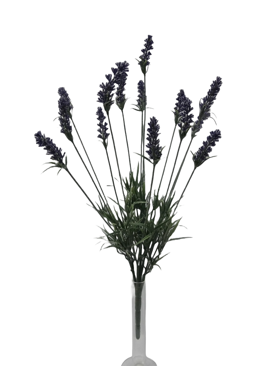 60cm Artificial Lavender Bush - Natural (15 stems) — Corsage Creations