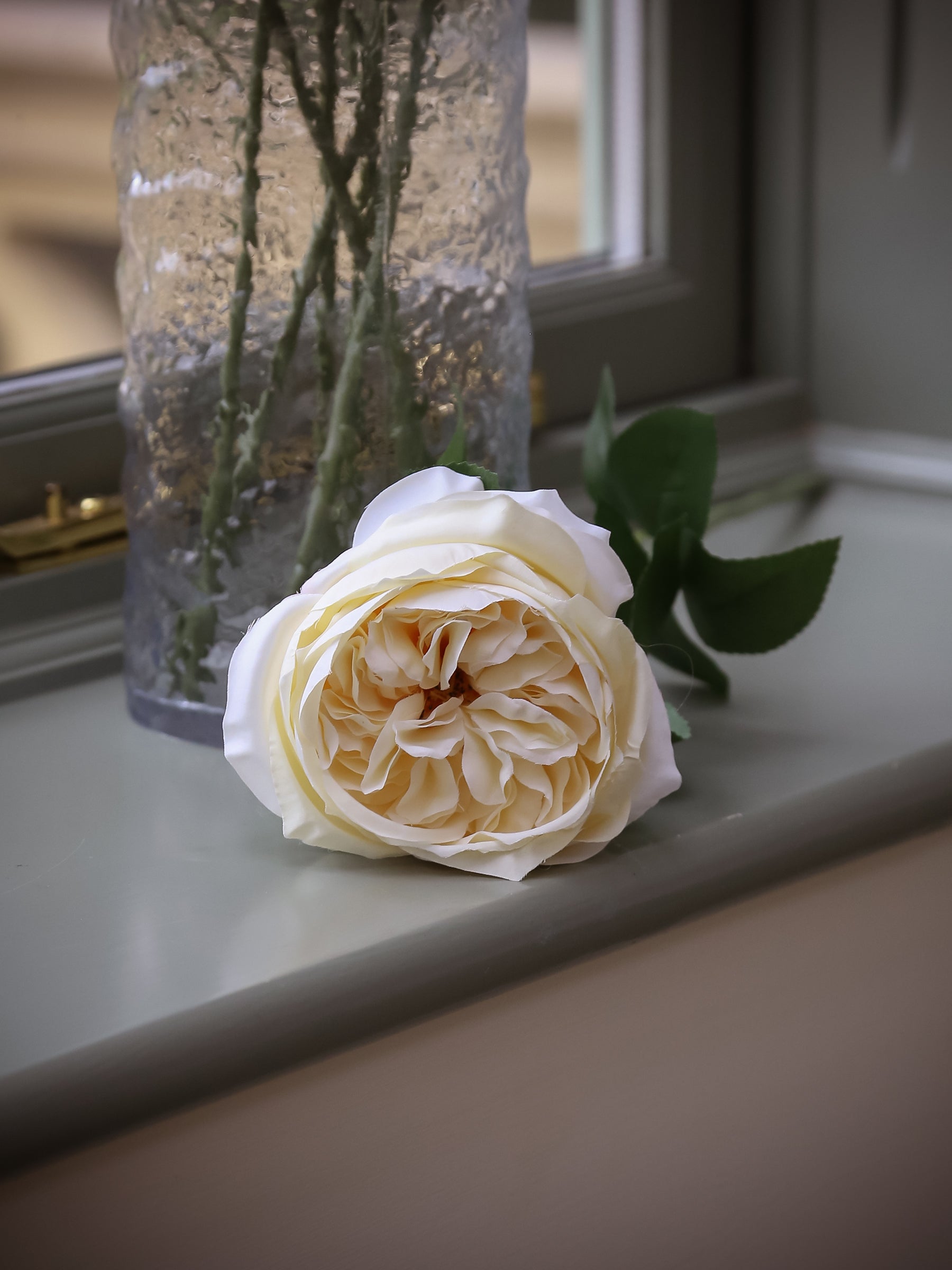 Garden Rose - Cream (50cm long) — Corsage Creations